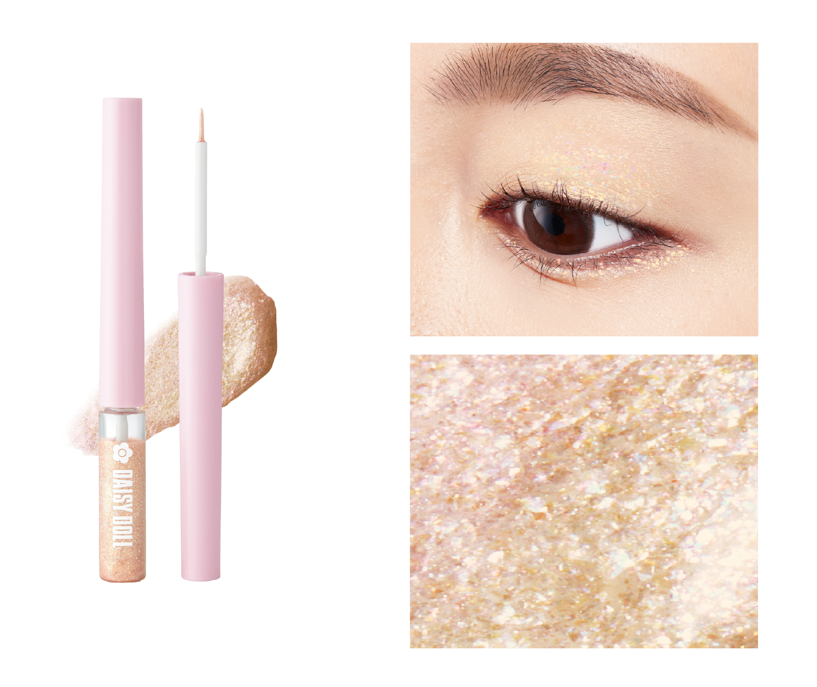 Daisy Doll: Glitter Eye Color – Rei Cosmetics